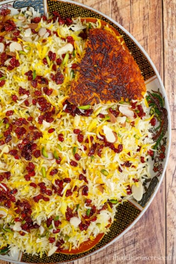 Zereshk Polo (Barberry Rice) - The Delicious Crescent