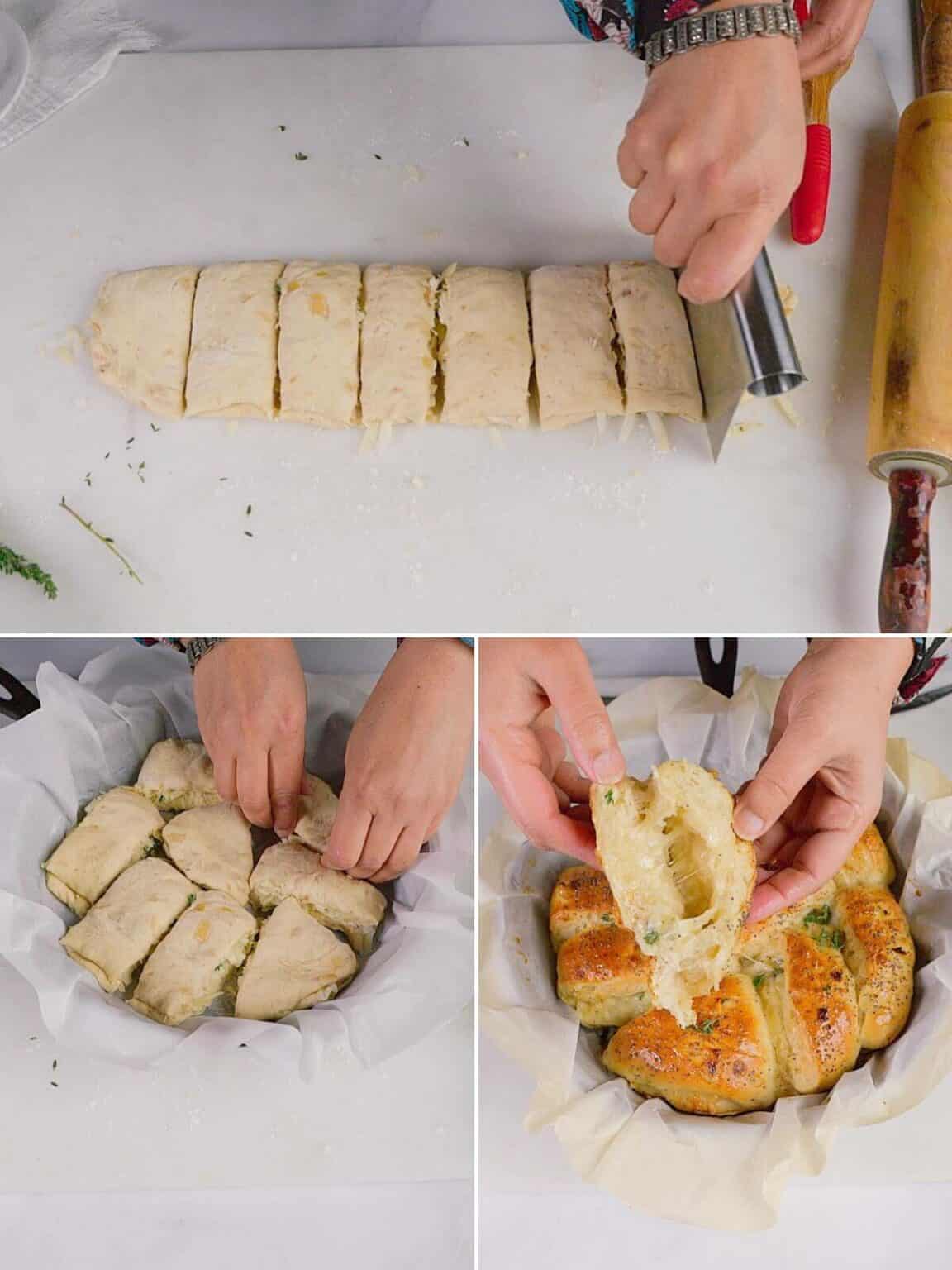 Onion Bread Rolls (2 Ways) - The Delicious Crescent