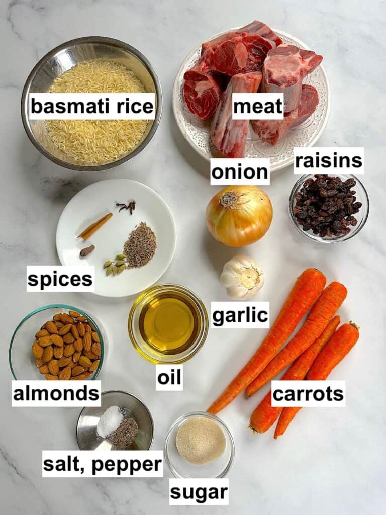 Kabuli Pulao (Afghan Rice) - The Delicious Crescent