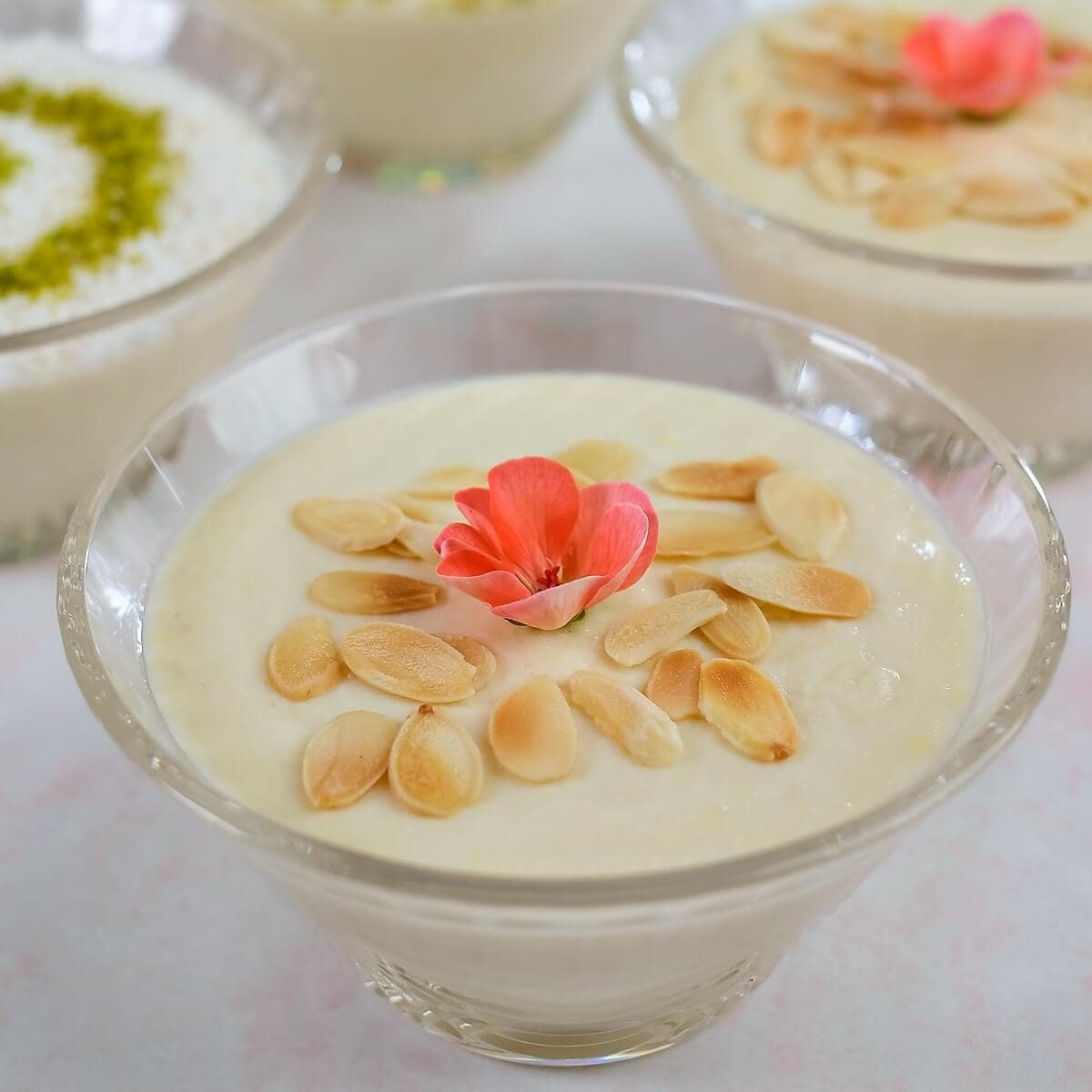 Almond Pudding (Keskul) - The Delicious Crescent