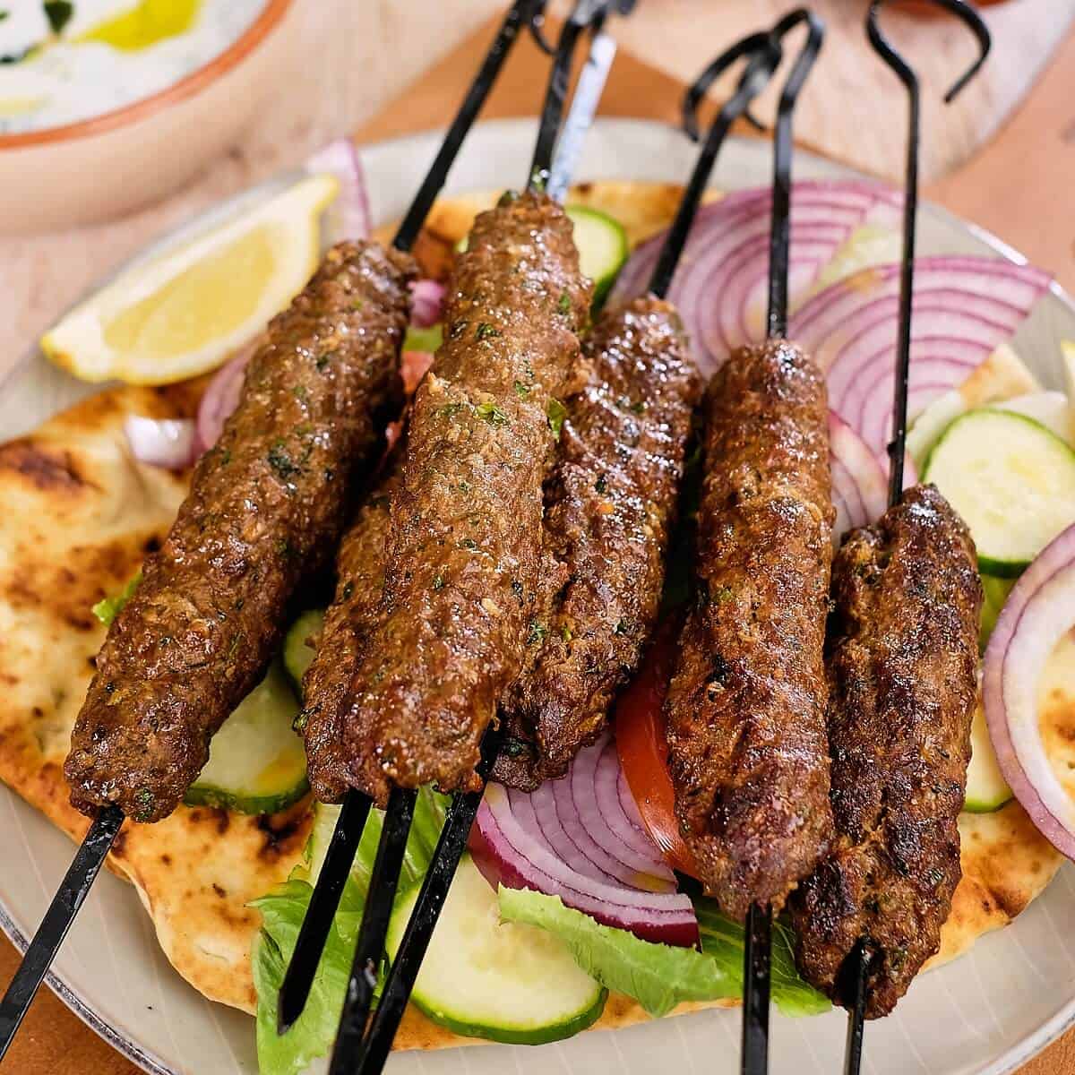Moroccan Kefta Kebab - The Delicious Crescent